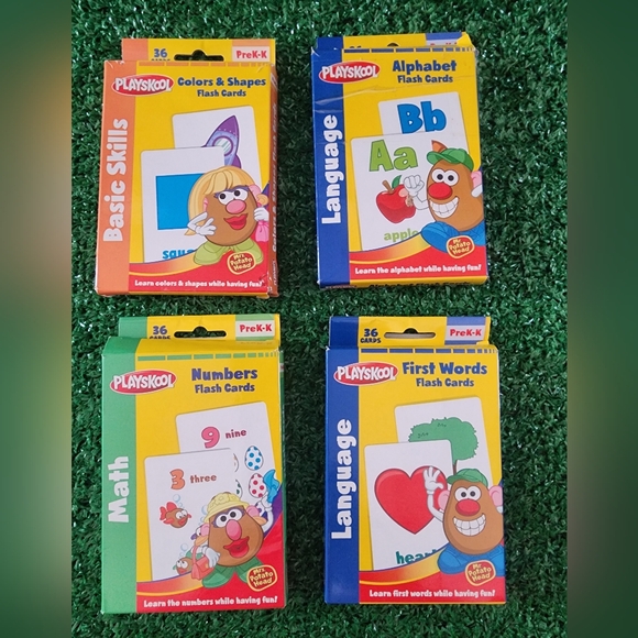 Hasbro | Toys | Playskool Mr Potato Head Release Flash Cards Set Of 4 ...